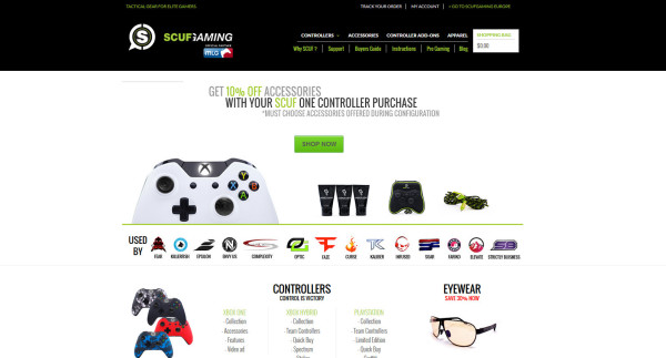 Scuf Gaming - Built With WooCommerce