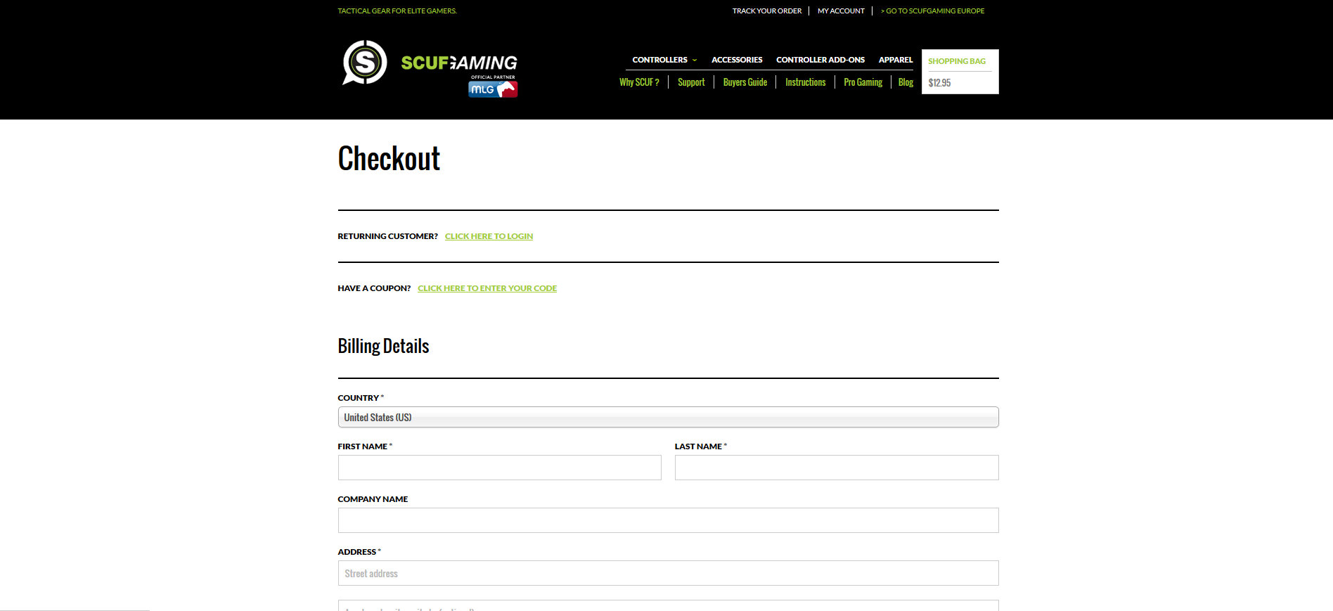 Scuf Gaming - Built With WooCommerce